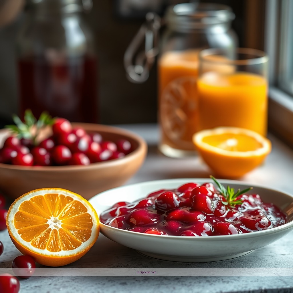 Delicious Cranberry Sauce Recipe with Orange Juice - Recipecan